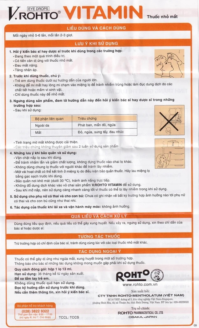 10x V.Rohto Vitamin Eye Drops - Rohto Vitamin for Dry Eyes Blurry ...