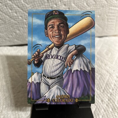 B53d Baseball Cardtoons Parody Parodies 1995 #85 Andres Colorado ...