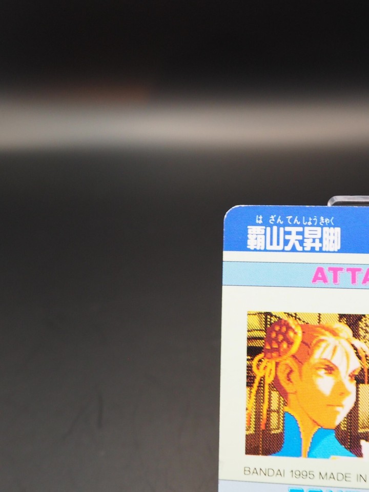 Chun-Li 011 Street Fighter ZERO 1995 Carddas Trading Card CAPCOM BANDAI ...