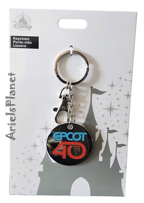 Disney Parks Epcot 40th Anniversary Metal Keychain Bag Charm Lobster ...
