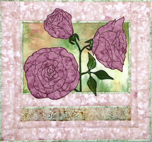 Roses Applique Quilt Pattern by Quilts 'N Stuff | eBay