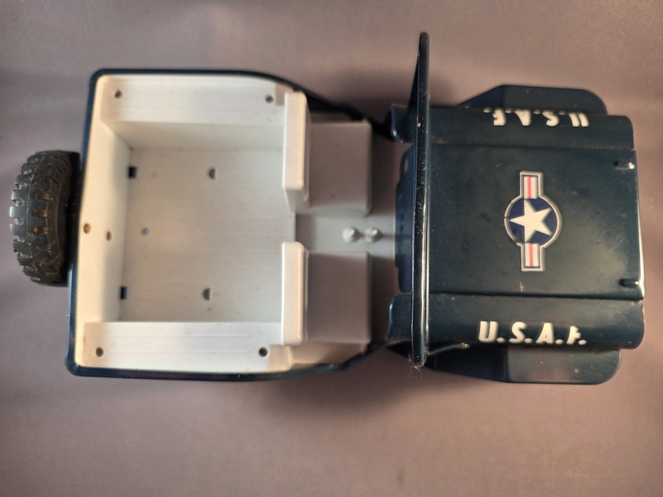 Vintage Tonka U.S.A.F. Jeep No. 252 Pressed Steel Toy Vehicle Air Force ...
