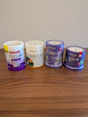 LOT of Maxell and Memorex blank DVD-R Discs 4.7 GB 120min NEW Sealed | eBay