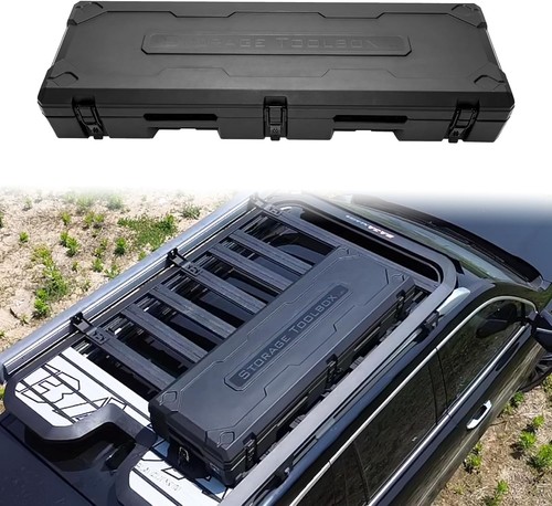 Waterproof Vehicle Roof Mount Travel Storage Box Car Top Cargo Carrier ...