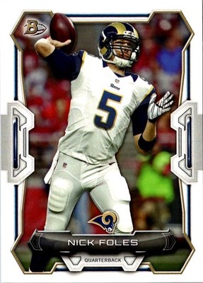 2015 Bowman Nick Foles #87 St. Louis Rams Football Card | eBay
