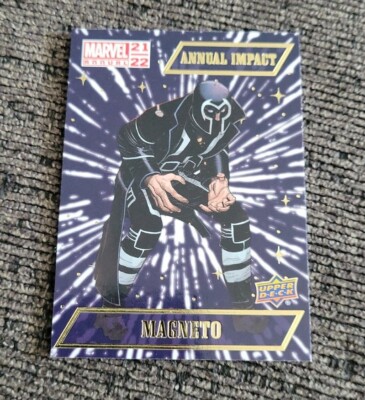 2021-22 Upper Deck Marvel Annual Impact AI-5 Magneto Insert Card AI5 ...