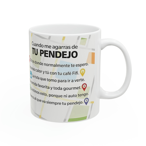 Taza Para Cafe Personalizada Aqui Esta Tu Pende... Coffee Mug Regalo ...