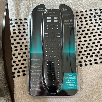 Brand New & Sealed Logitech Harmony 350 Universal Remote Control up to ...