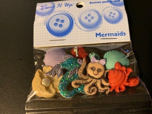 DRESS IT UP MERMAIDS GLITTER FISH MERMAID SEA CREATURES SHELLS 8PCS | eBay