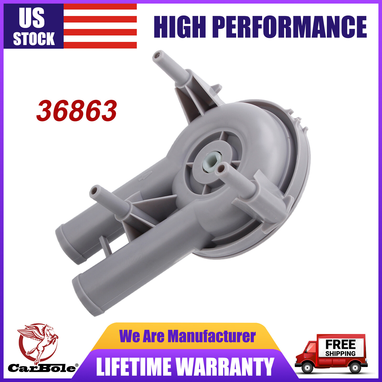 Direct Drive Water Pump For Speed Queen Huebsch 201566P 36863 27001233 ...