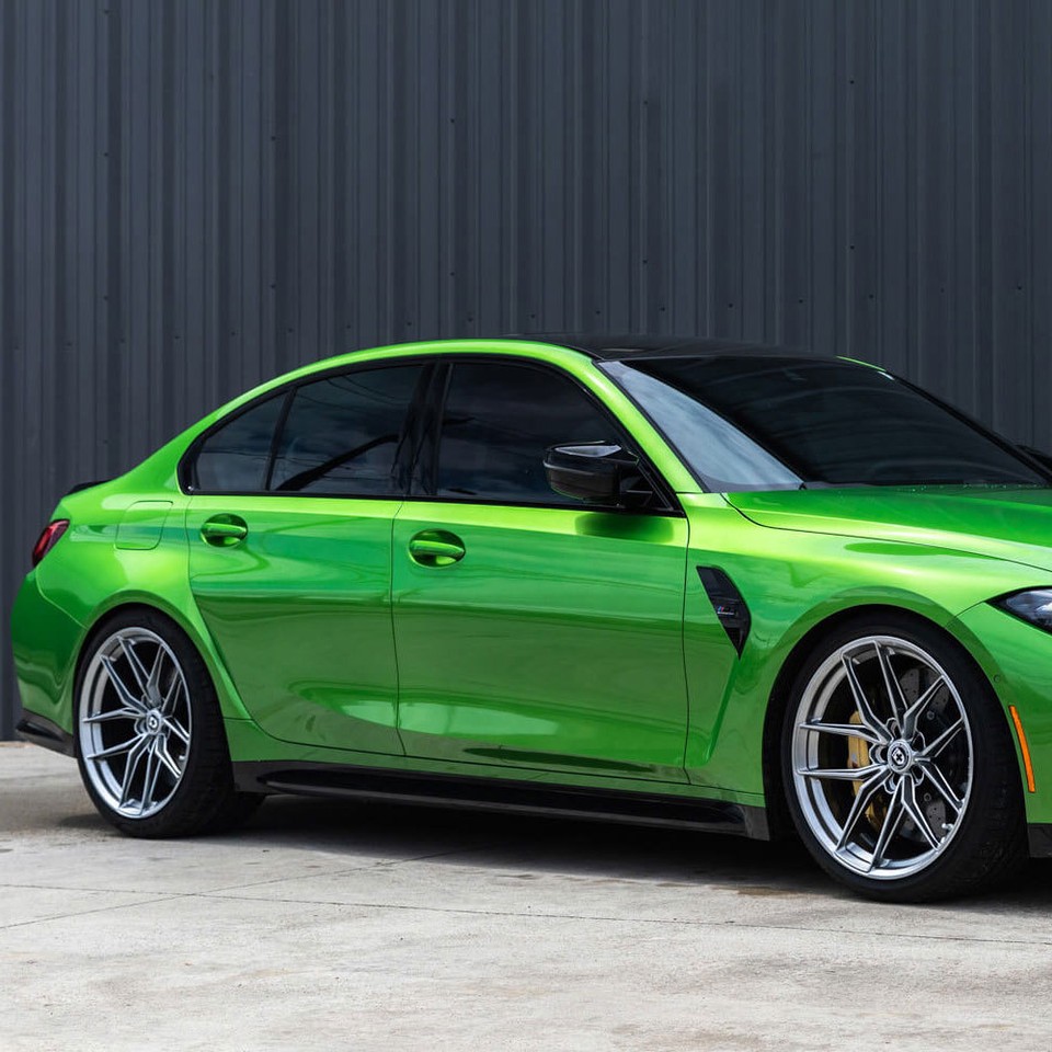 20" HRE FF21 Silver 20x9.5 20x11 Forged Concave Wheels Rims Fits BMW ...