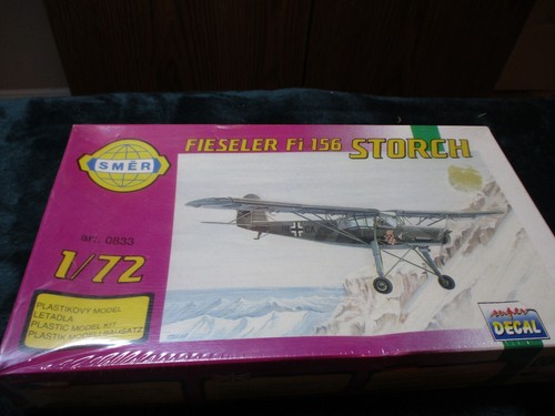 SMER Fieseler Fi-156 Storch 1/72 Scale Plastic Model Kit Factory Sealed ...