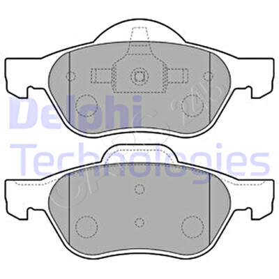 DELPHI Disc Brake Pad Set For RENAULT Grand Scenic II Laguna Coupe ...