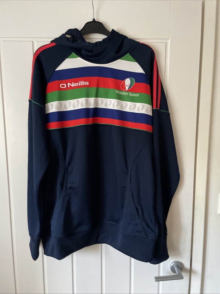 Wooden Spoon Rugby Hoodie Oneills Mens Large Vgc | eBay UK