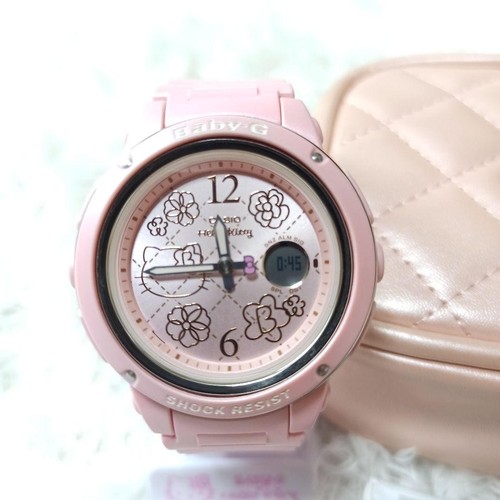 Casio Baby-G Hello Kitty Collab BGA-150KT Wristwatch New with Pouch | eBay