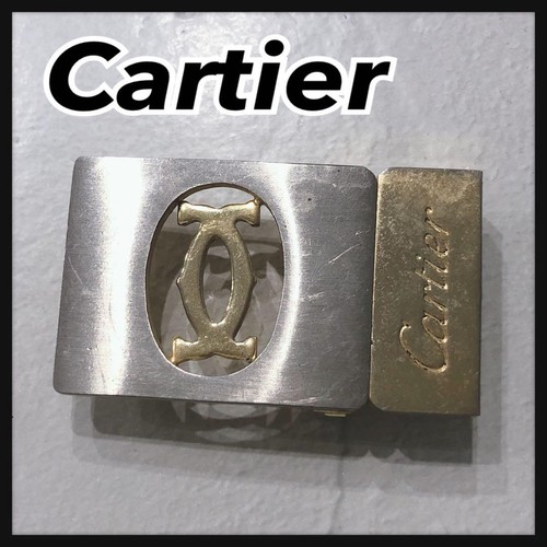 Cartier Buckle Belt Silver Gold Used Authentic Accessories | eBay