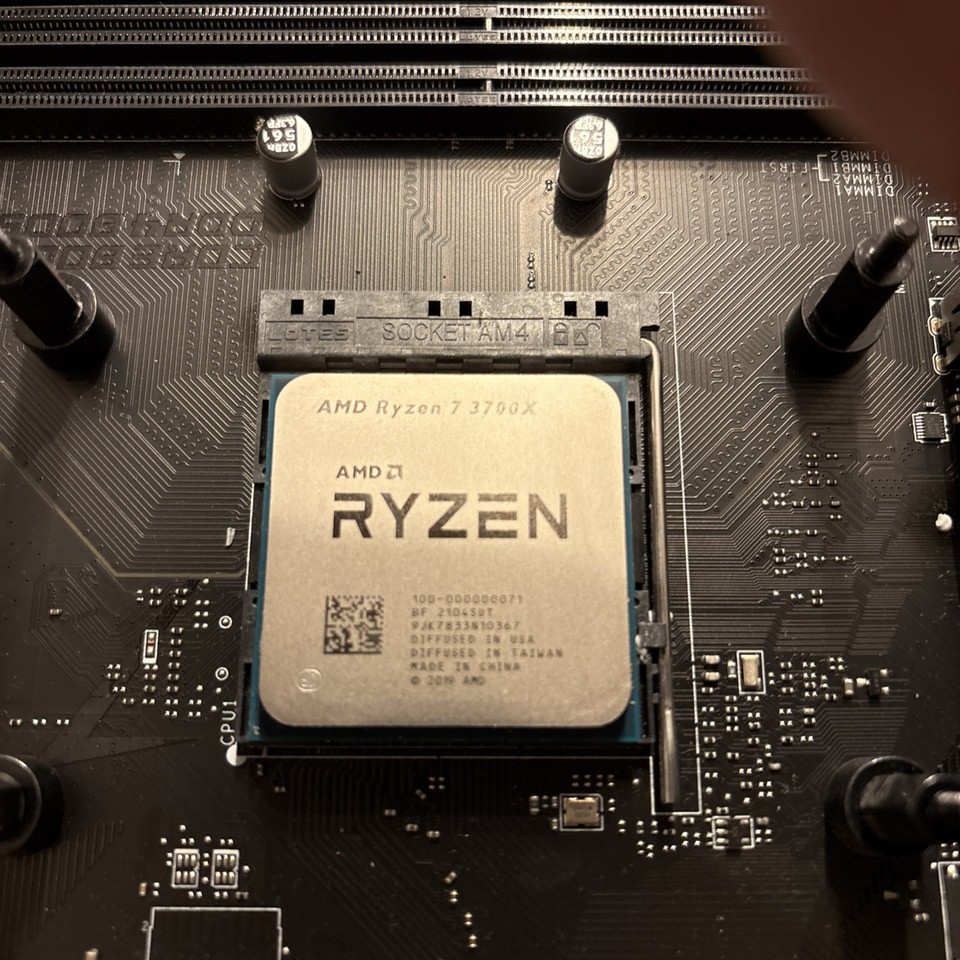 AMD RYZEN 7 3700X cpu combo MSI B550 MPG (USED) Gaming Plus AM4 ...