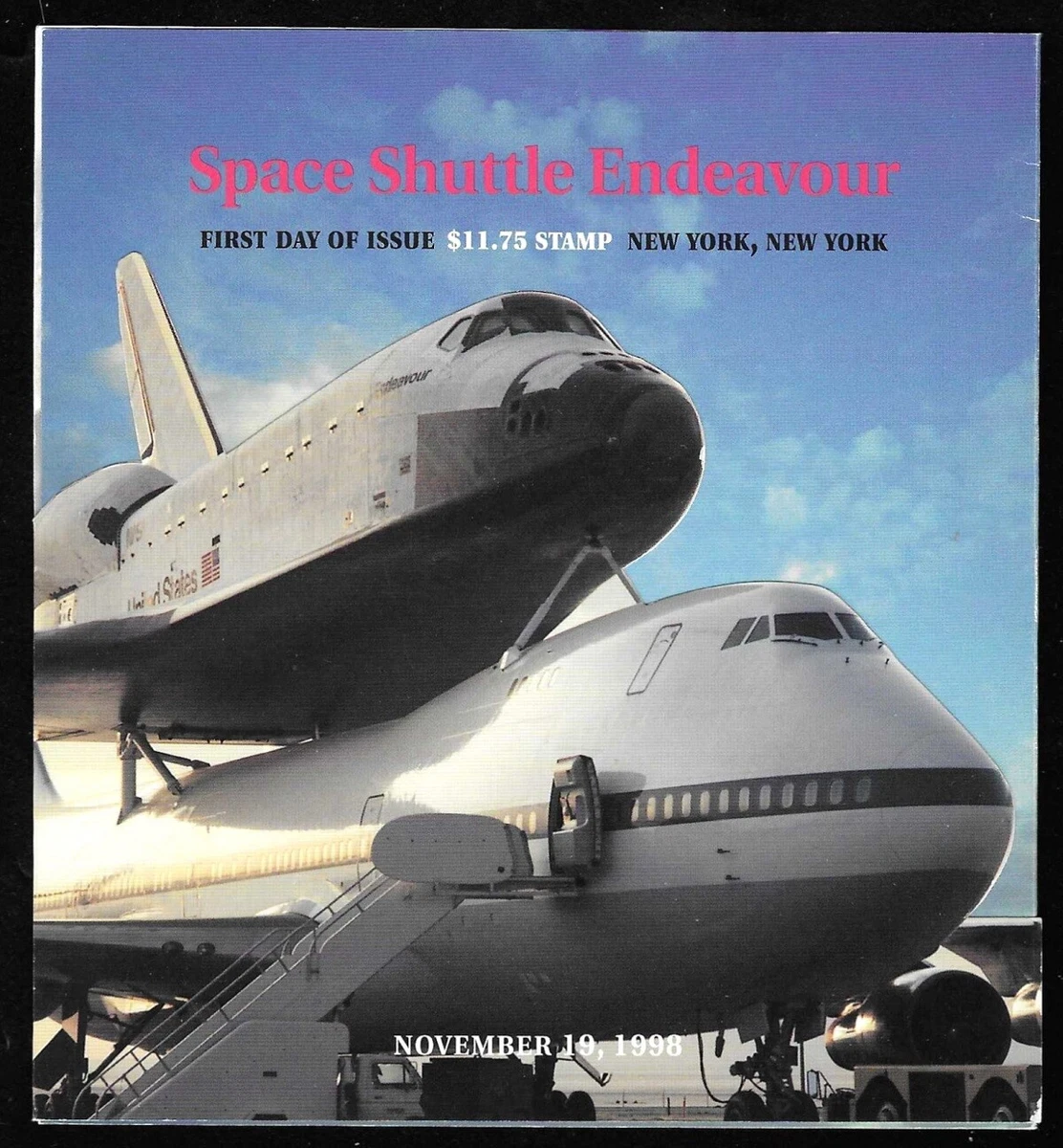 Space Shuttle First Day Issue Value