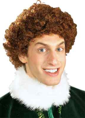 Buddy Elf Wig Will Ferrell Christmas Fancy Dress Halloween Costume ...