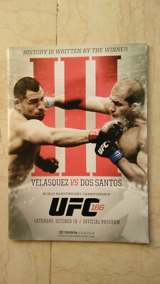 PROGRAM UFC 166 VELASQUEZ VS DOS SANTOS 3 | eBay