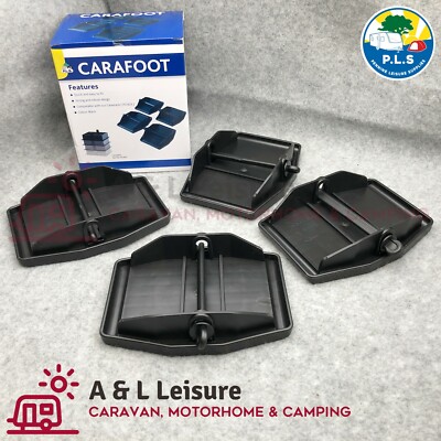 Caravan Motorhome CARAFOOT Jack Pad Corner Steady / Leg Feet Pads Set ...