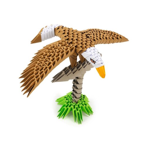 Origami 3D 501827-3D Origami Eagle - Beautiful 3D Paper Sculpture with ...