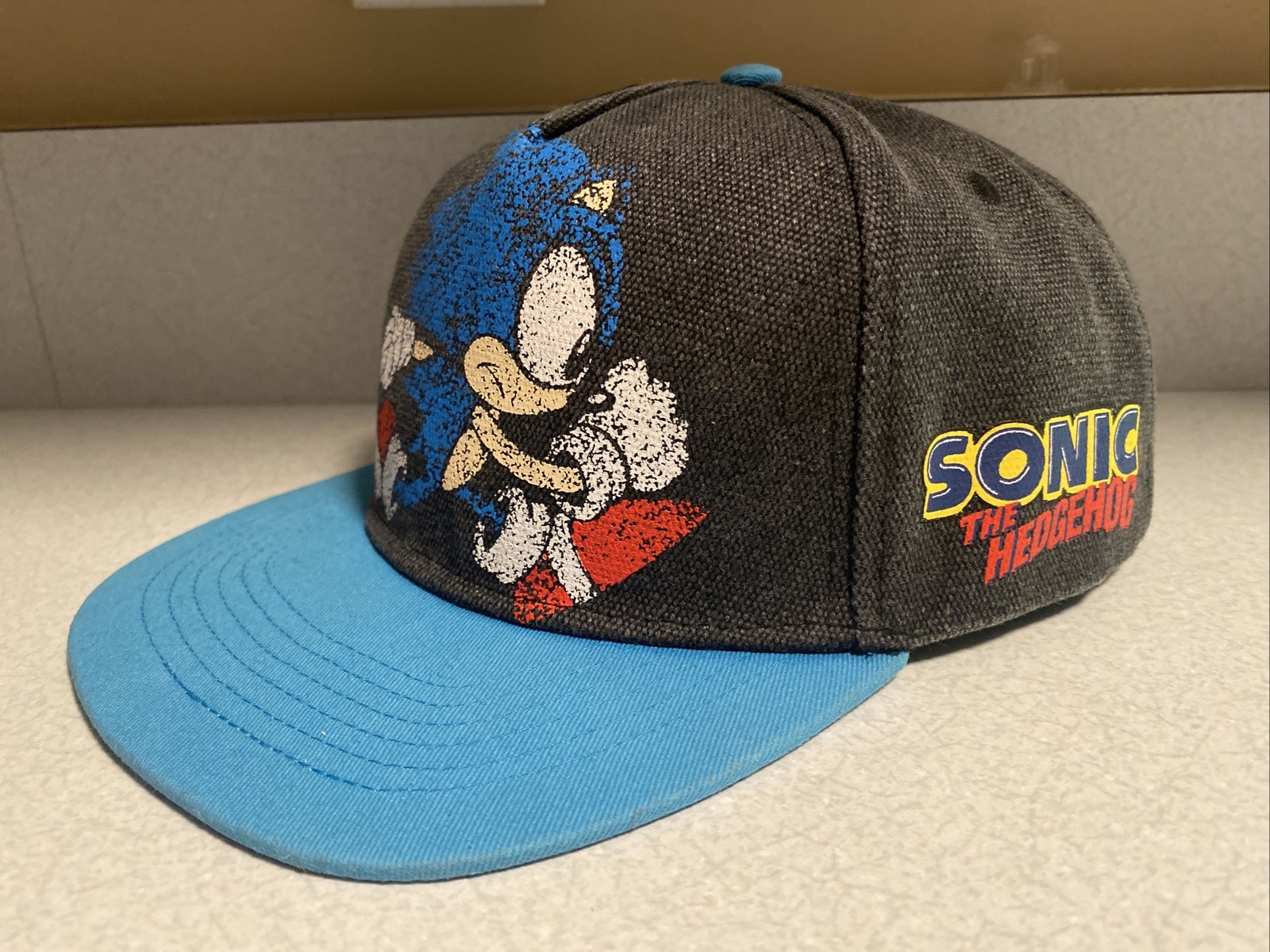 Vintage Sega Sonic The Hedge Hog Snapback Hat Cap - Gem
