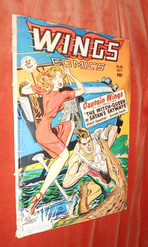 WINGS COMICS. FICTION HOUSE. 1948 ISSUE #98. | eBay