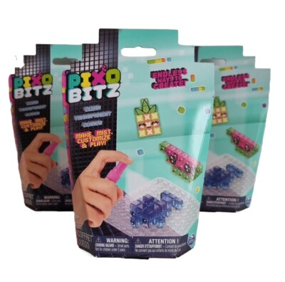 3 X Packs - BRAND NEW- Pixobitz Clear TRANSPARENT Kits -You Get 3 ...