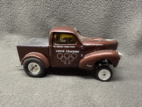 '40 Willys Pickup Gasser Built Model Hot Rod Custom Slicks Drag Car AA ...