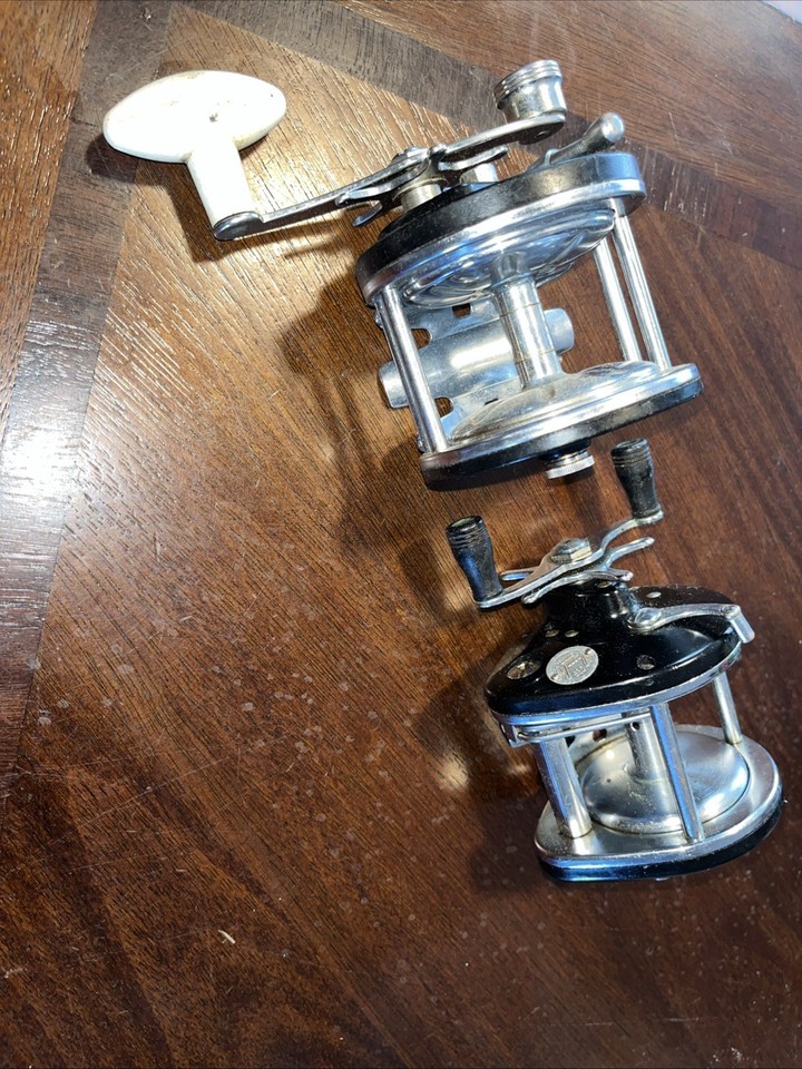 (2) VINTAGE OCEAN CITY 925 & 112d FISHING REELS/PHILADELPHIA PA ...