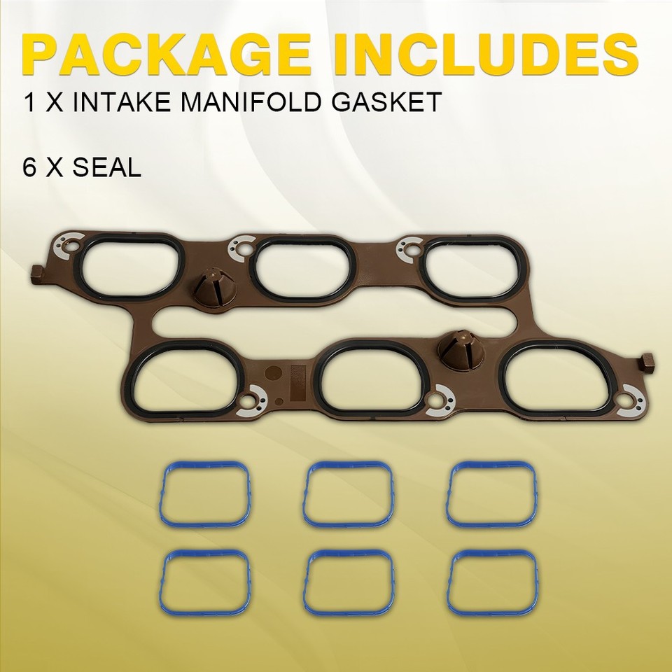 Cylinder Intake Manifold Upper Lower Gasket Set for Buick for Chevy ...