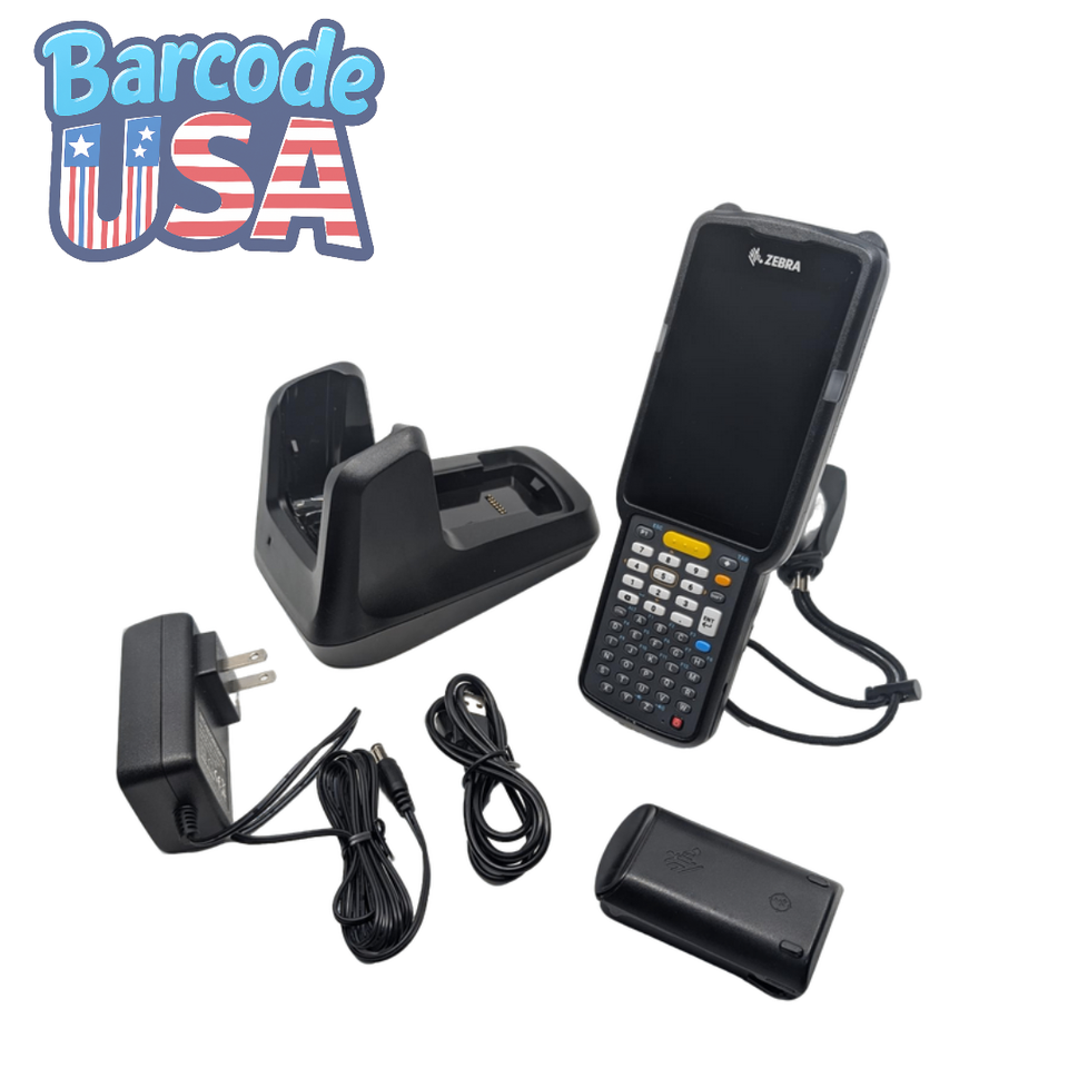 Zebra MC3300 Android Pistol-Grip 2D/1D/QR Barcode Scanner, WiFi, Cradle ...