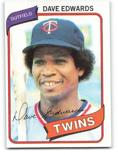 1980 Topps #657 Dave Edwards NM+++ RC Rookie Twins ID:213586 | eBay