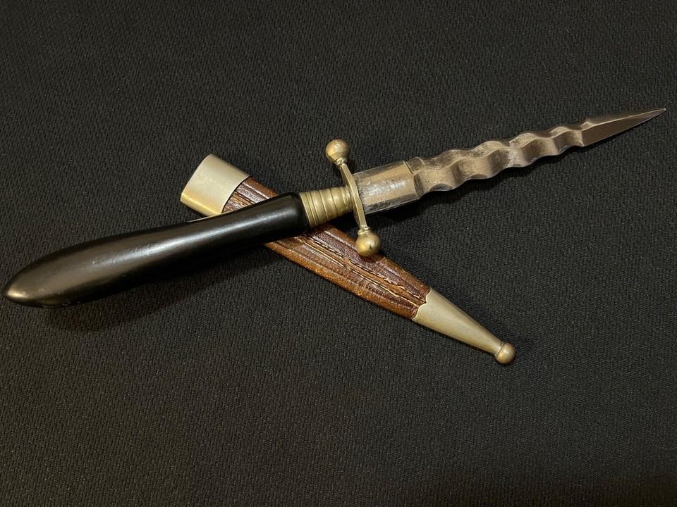 Antique Dirk Dagger Knife -19th Century European -Old EXCEPTIONAL -Kris ...