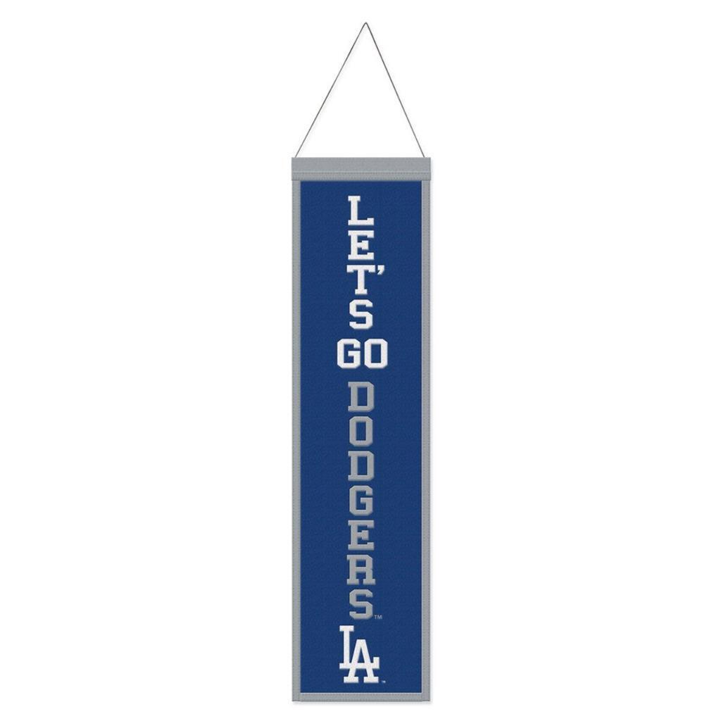 Los Angeles Dodgers 8x32 Heritage Slogan Design Wool Banner [NEW] MLB ...