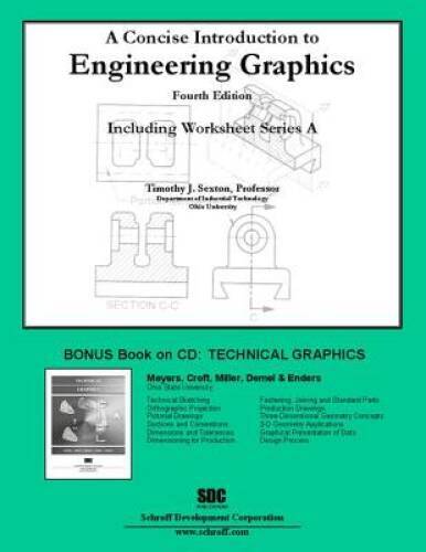 A Concise Introduction to Engineering Graphics (4th edition) with Wor ...