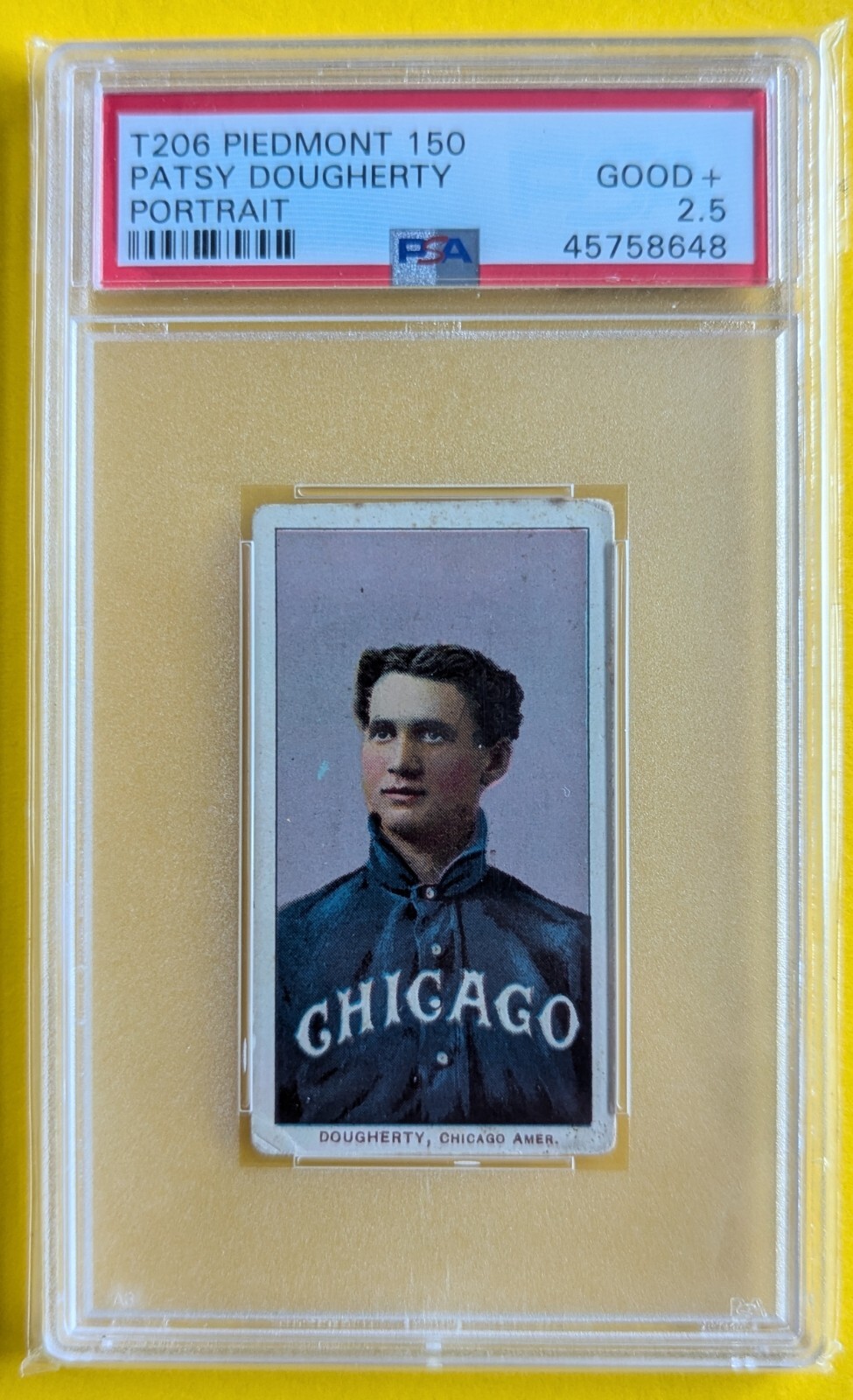 T206 Patsy Dougherty Portrait PSA GOOD+ 2.5 Piedmont 150 | eBay