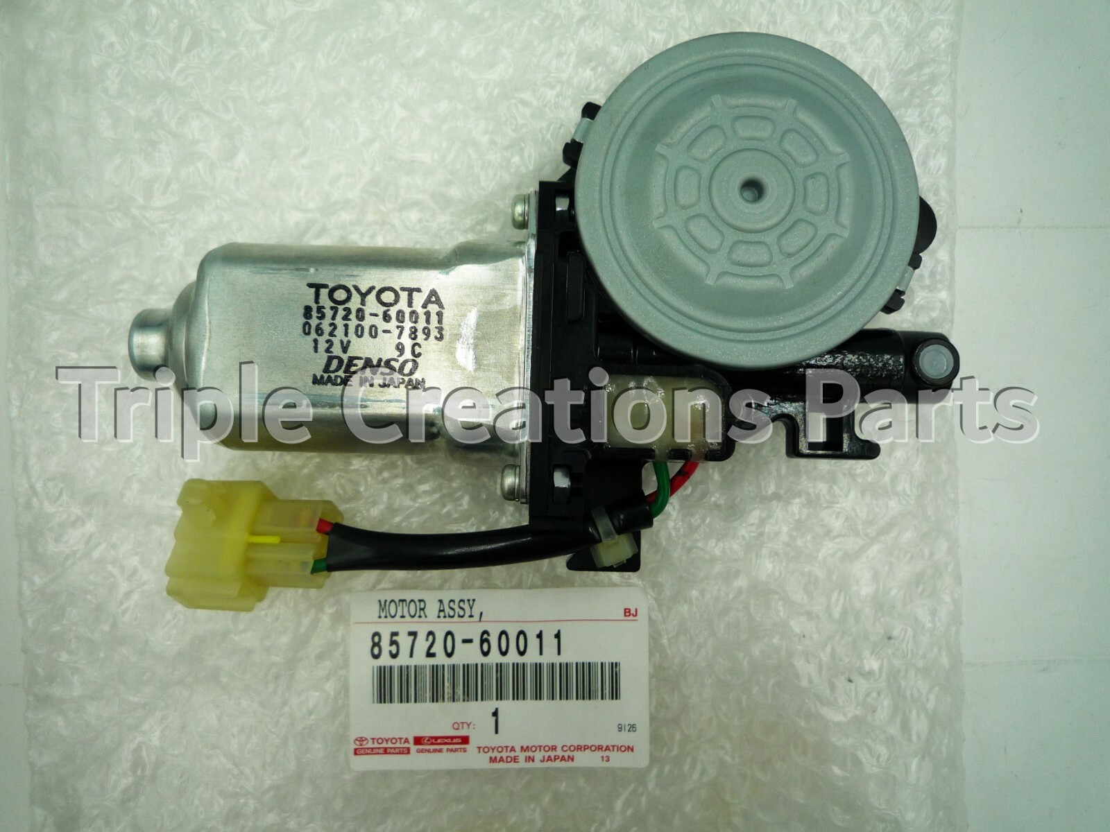 Genuine Toyota LEXUS 85720-60011 MOTOR ASSY, POWER WINDOW REGULATOR ...