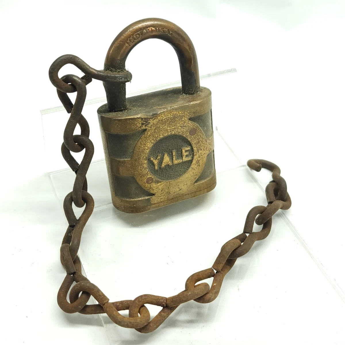 Antique Lock With Chain