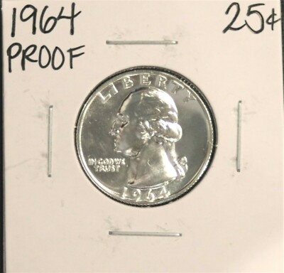 1964-P Washington Quarter- Proof - #32592 - STOCK PHOTO | eBay