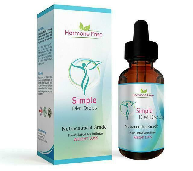 Hormone Free Simple Diet Drops for Weight Loss Diet Plan Included for ...