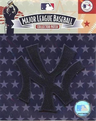 New York Yankees Blue Interlocking NY Sleeve Patch Offical MLB ...