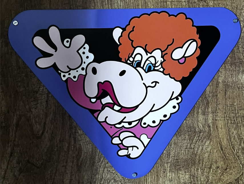 Chuck E Cheese's Dolli Dimples Sign -16" x 16" Metal | eBay