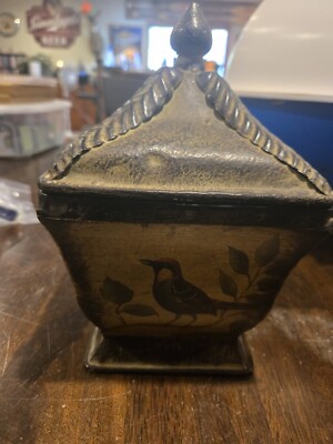 Vintage Metal Bird Asian Inspired Box | eBay