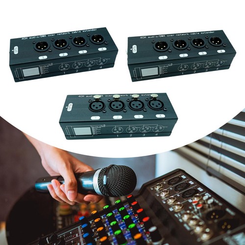Ethernet Extender 4 Channel XLR Snake for Studio Sound Mixers ...