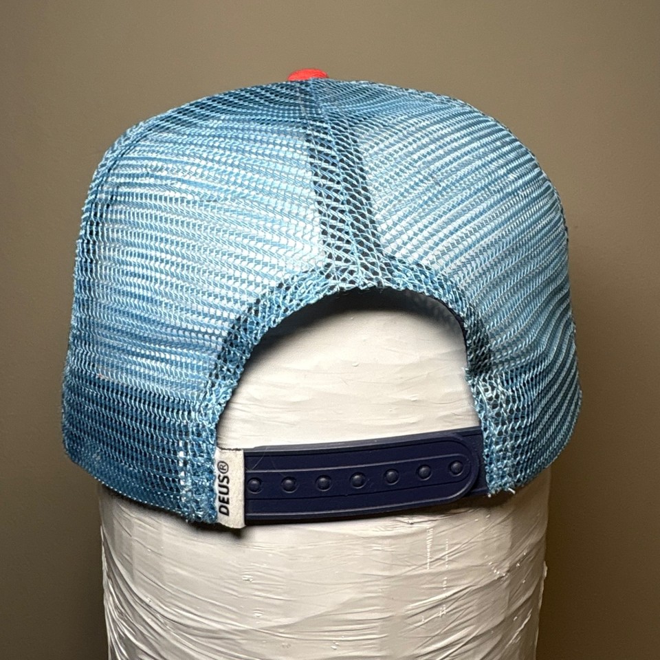 Deus Ex Machina Trucker Hat Adult Snapback Blue White Baseball Cap ...