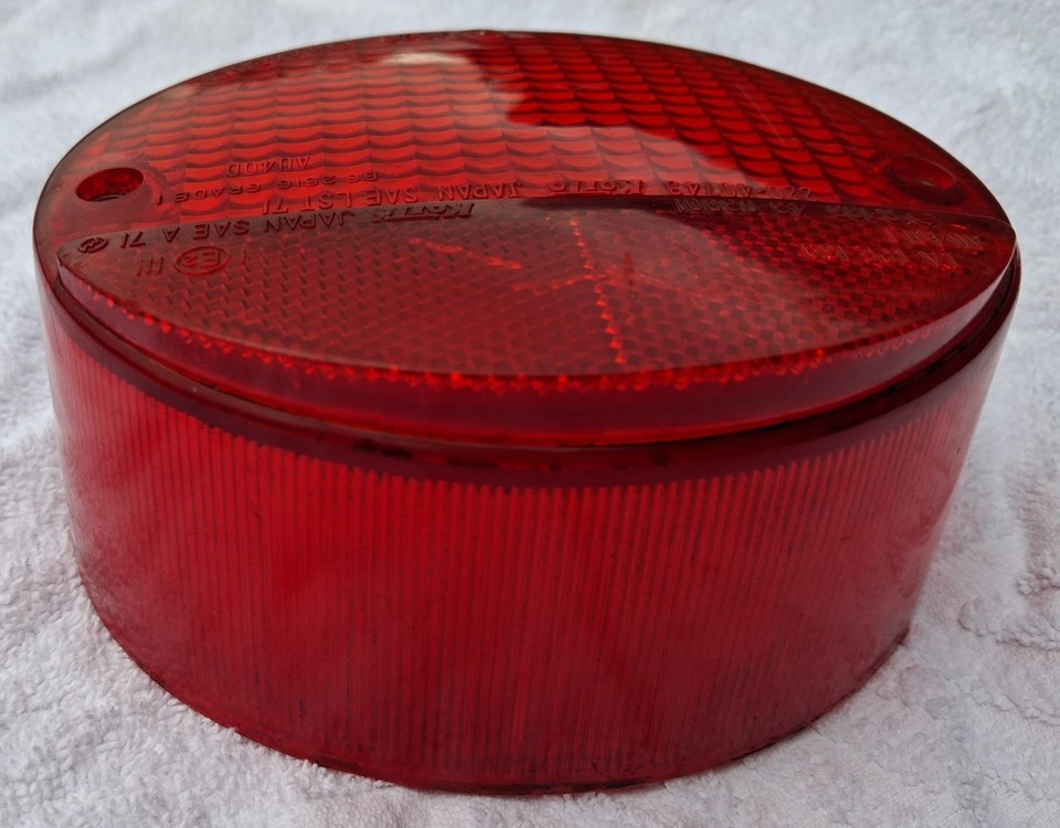 KAWASAKI KH250 KH400 S1 S2 S3 H2 Z1 REAR LIGHT LENS 23026-023 23026-027 ...