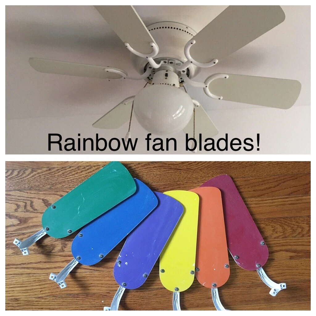 Rainbow Hugger Ceiling Fan | Shelly Lighting