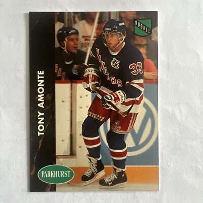 1991-92 Parkhurst Hockey - TONY AMONTE RC #114 - New York Rangers | eBay